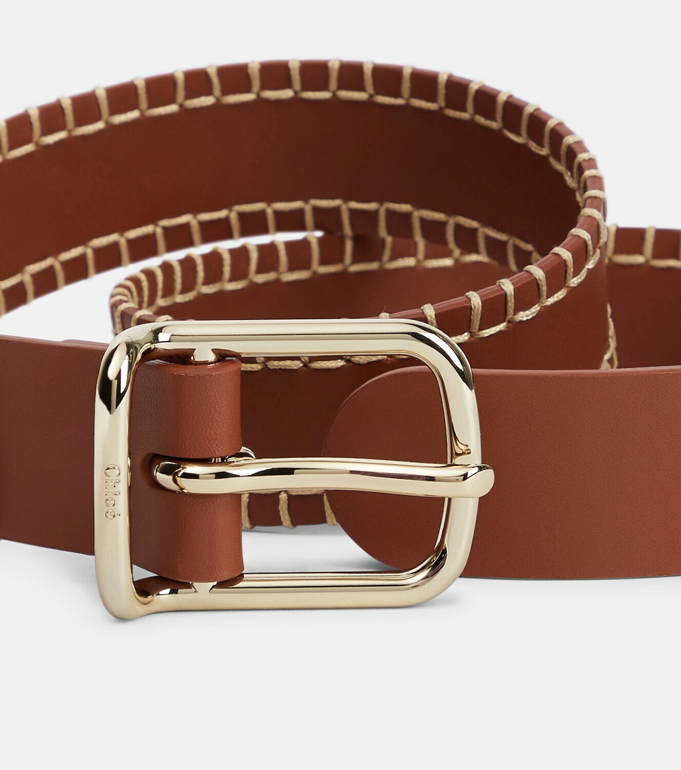 Chloe - Louela reversible leather waist belt Chloe