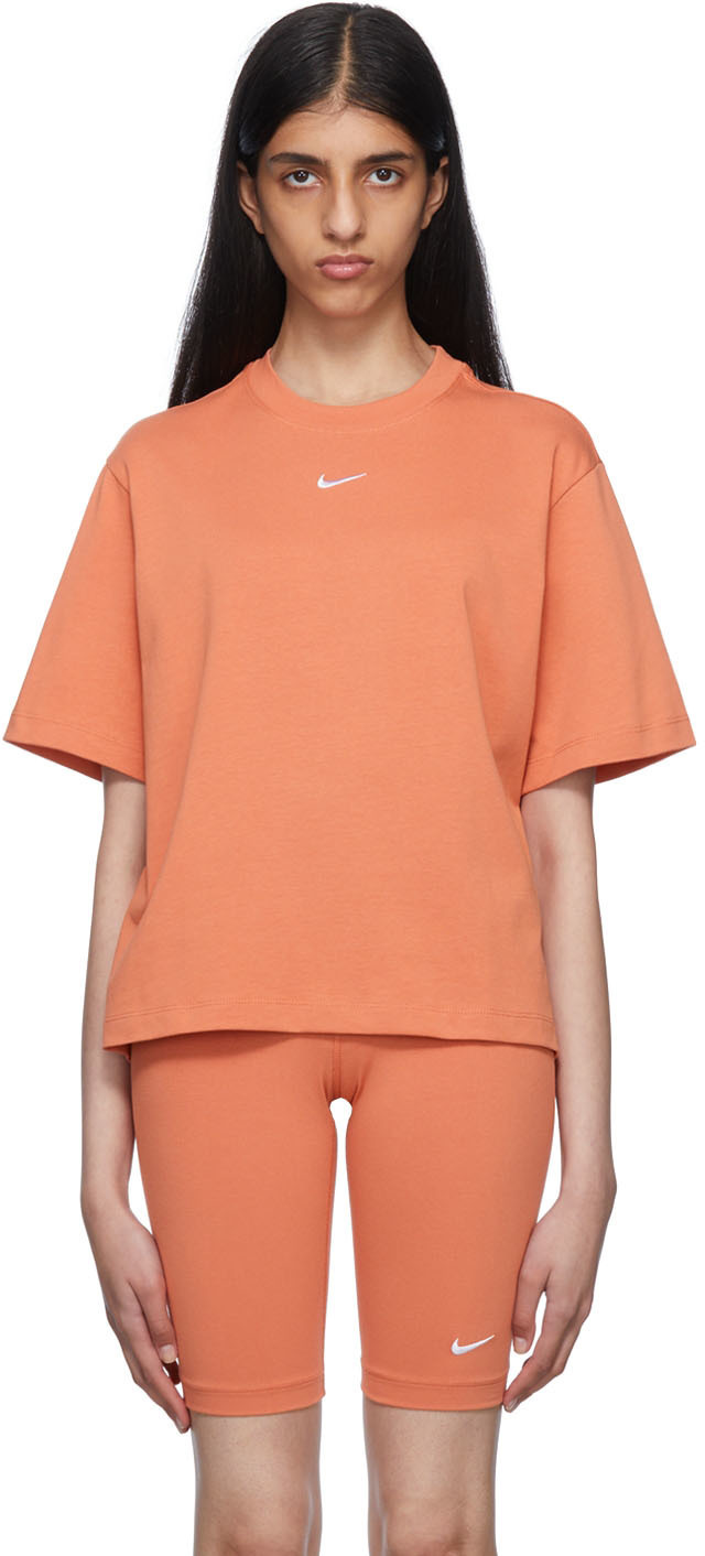 Nike Orange Sportswear Essentials Boxy T-Shirt Nike