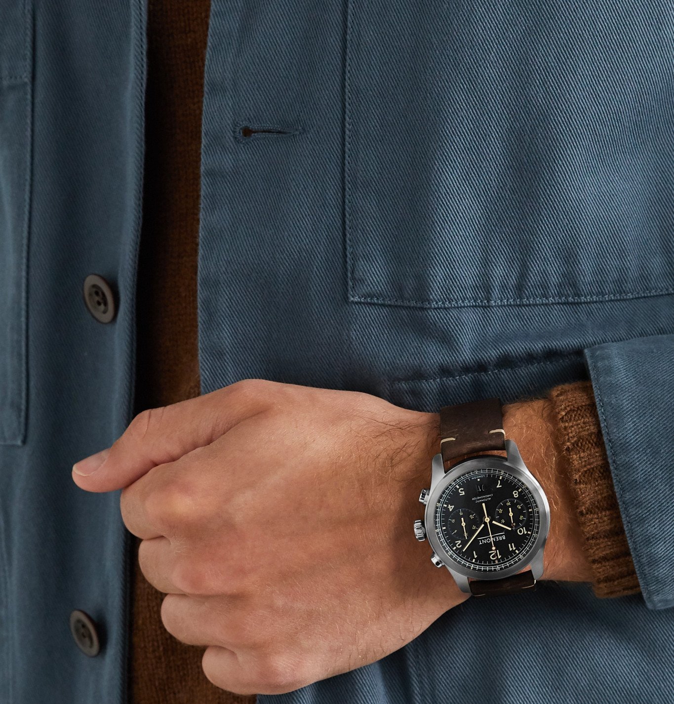 Bremont - ALT1-C Griffon Automatic Chronograph 43mm Stainless Steel and ...