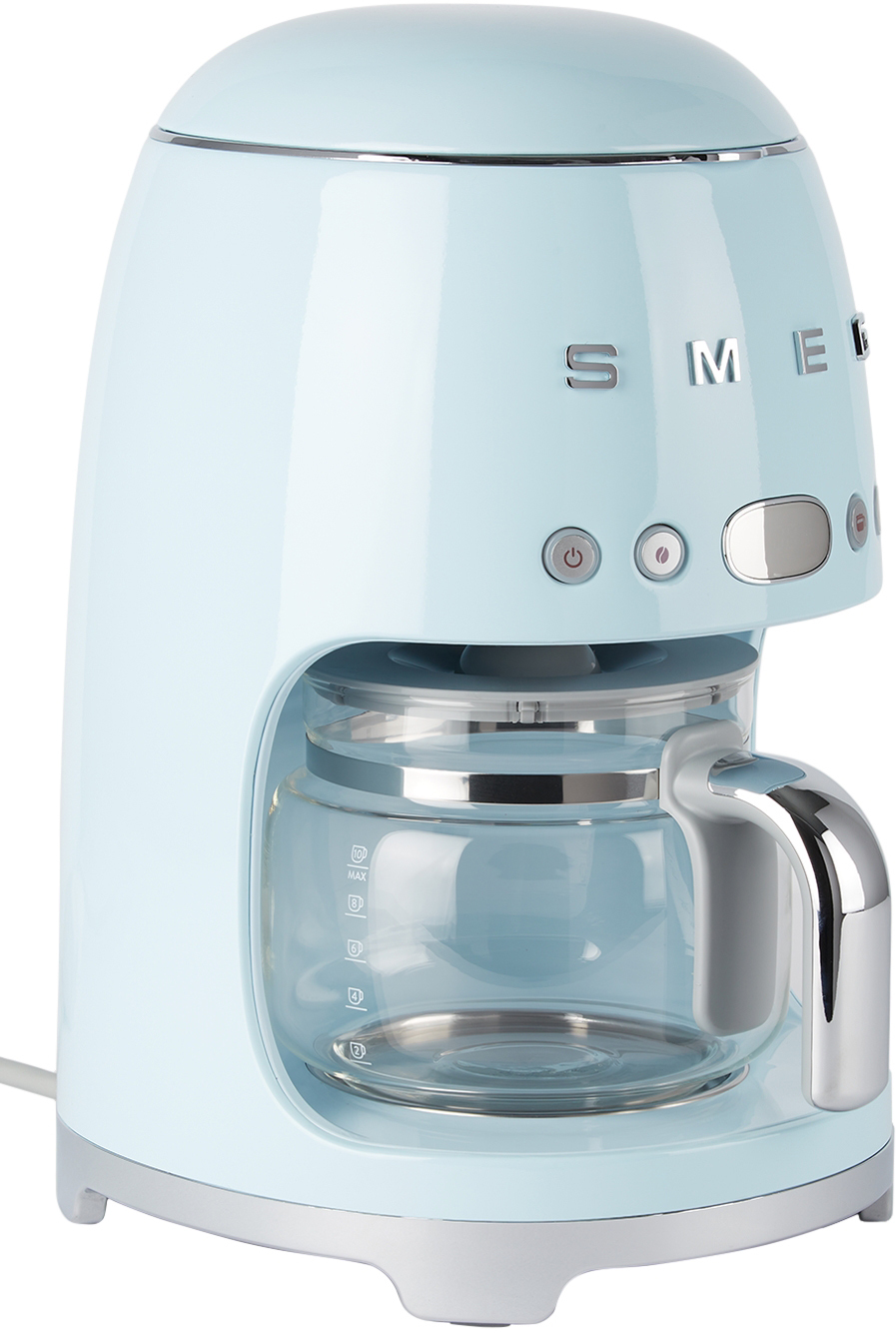 SMEG Blue Retro-Style Drip Coffee Maker, 1.2 L SMEG