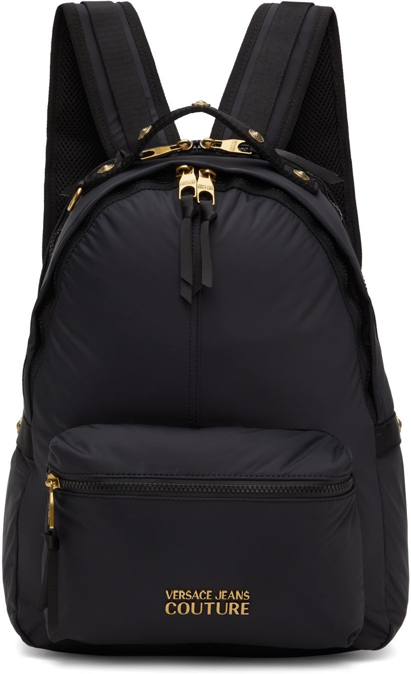 Versace Jeans Couture Black Stud Backpack Versace