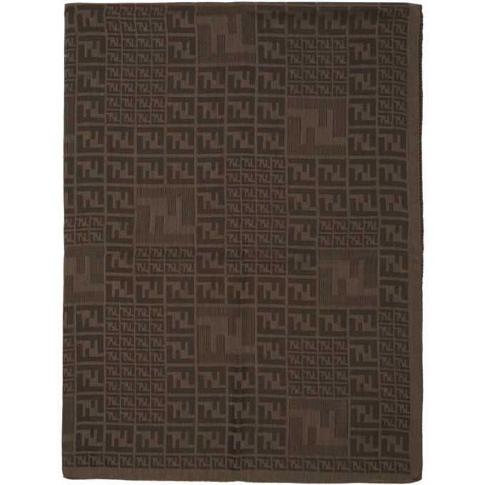 Fendi Brown Faded Forever Fendi Scarf Fendi