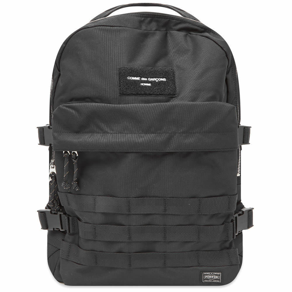 Comme des Garçons Homme x Porter US Army Backpack in Black Comme des ...