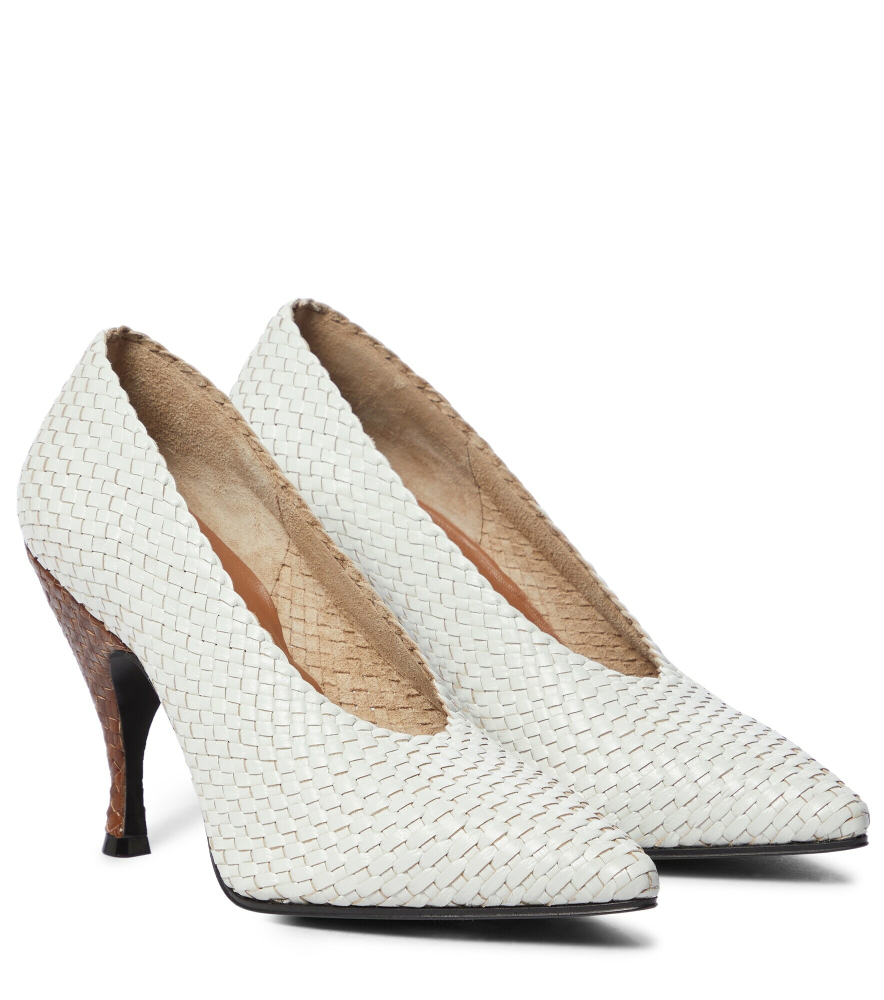 The Row - Cone Heel leather pumps The Row