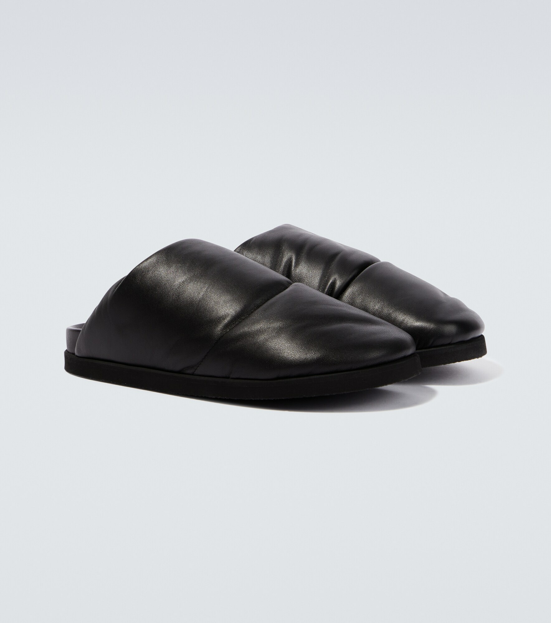 Moncler Genius - 1 Moncler JW Anderson leather slippers Moncler Genius