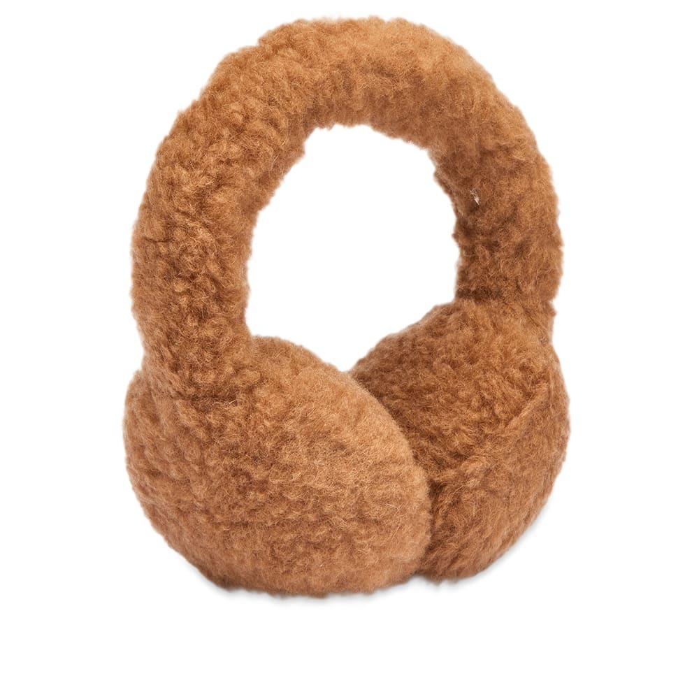 Max Mara Women's Teddy Ear Muffs in Camel Max Mara