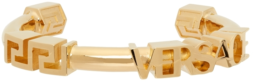 Versace Gold Logo Bangle Versace