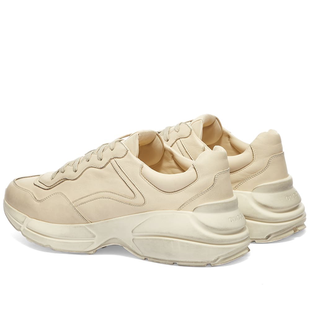 Gucci Men's Rhyton Sneakers in Ivory Gucci