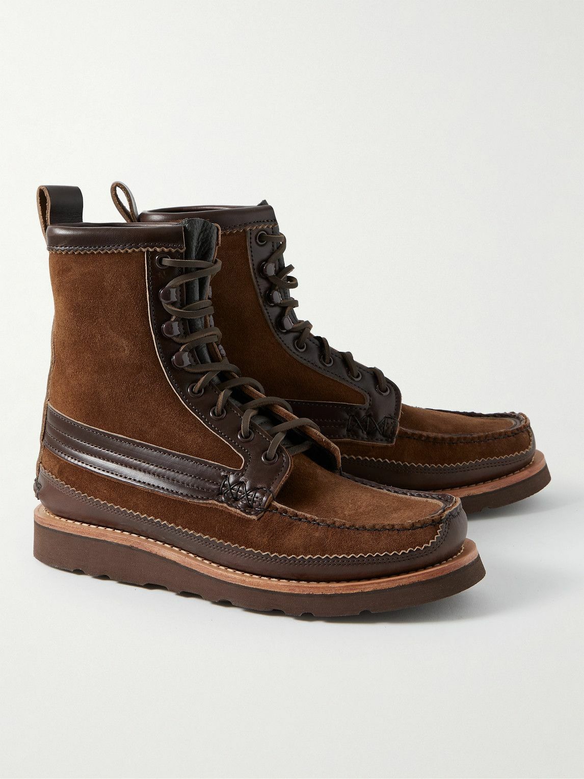 Yuketen - Maine Guide DB Leather Boots - Brown Yuketen
