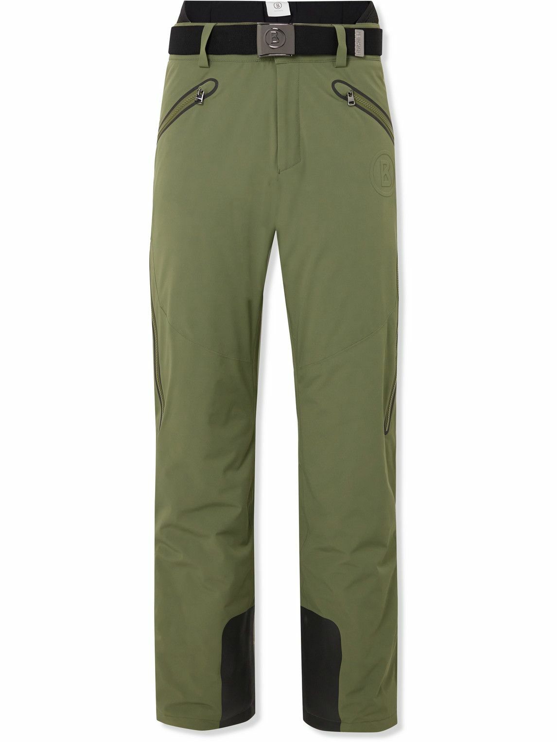 Bogner - Tim2-T Logo-Embossed Ripstop Ski Pants - Green Bogner