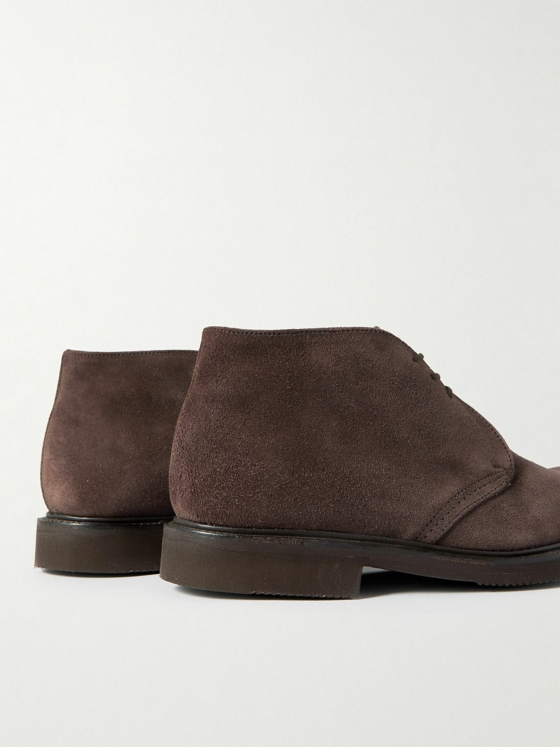 Tricker's - Aldo Repello Suede Chukka Boots - Brown Tricker's