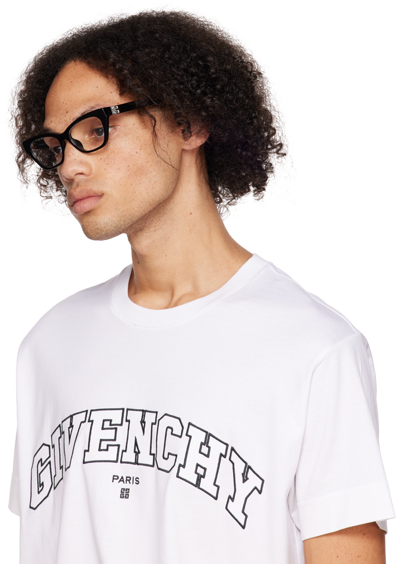 Givenchy Black Cat-Eye Glasses Givenchy