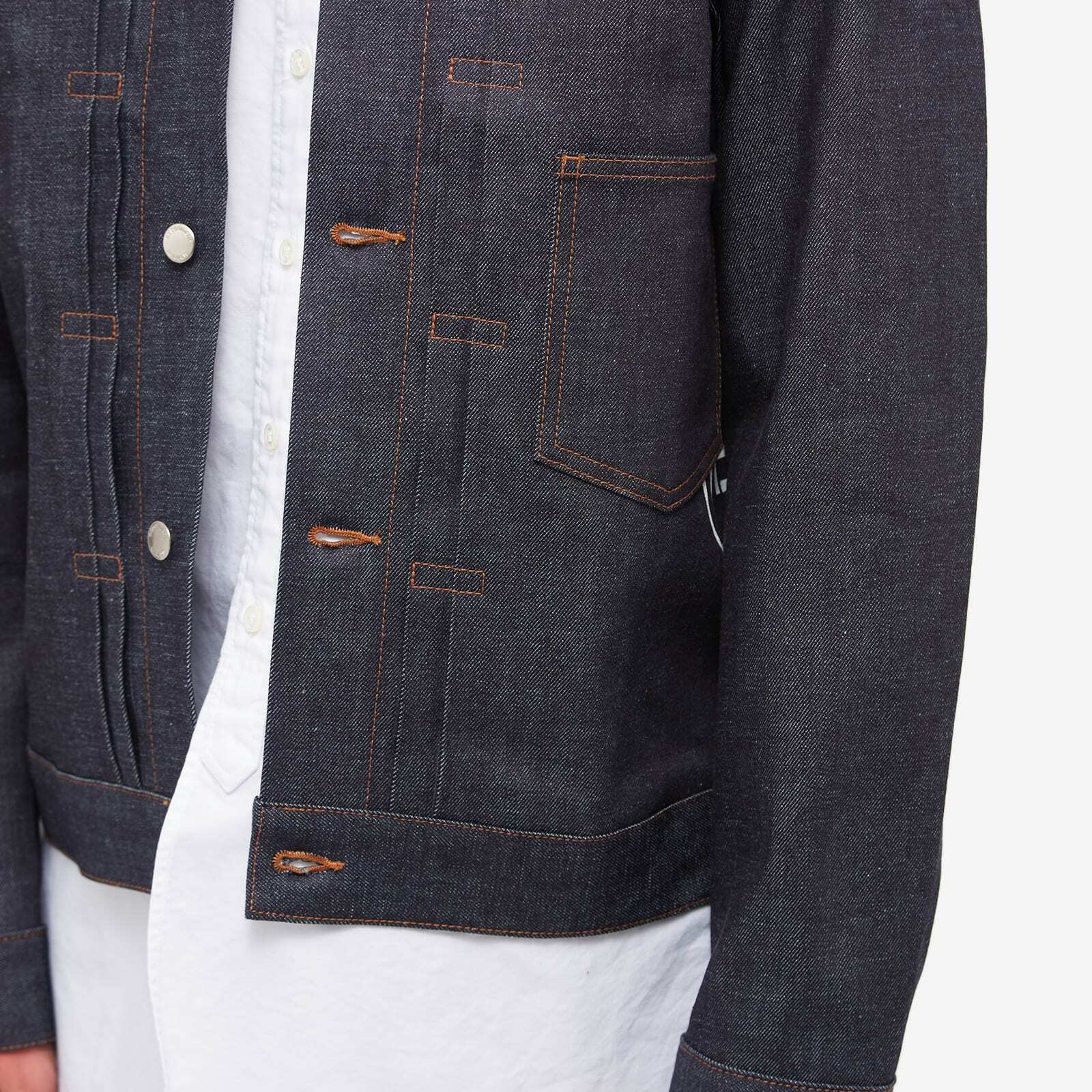 Uniform Experiment Men's Trucker Jacket in Indigo Uniform Experiment