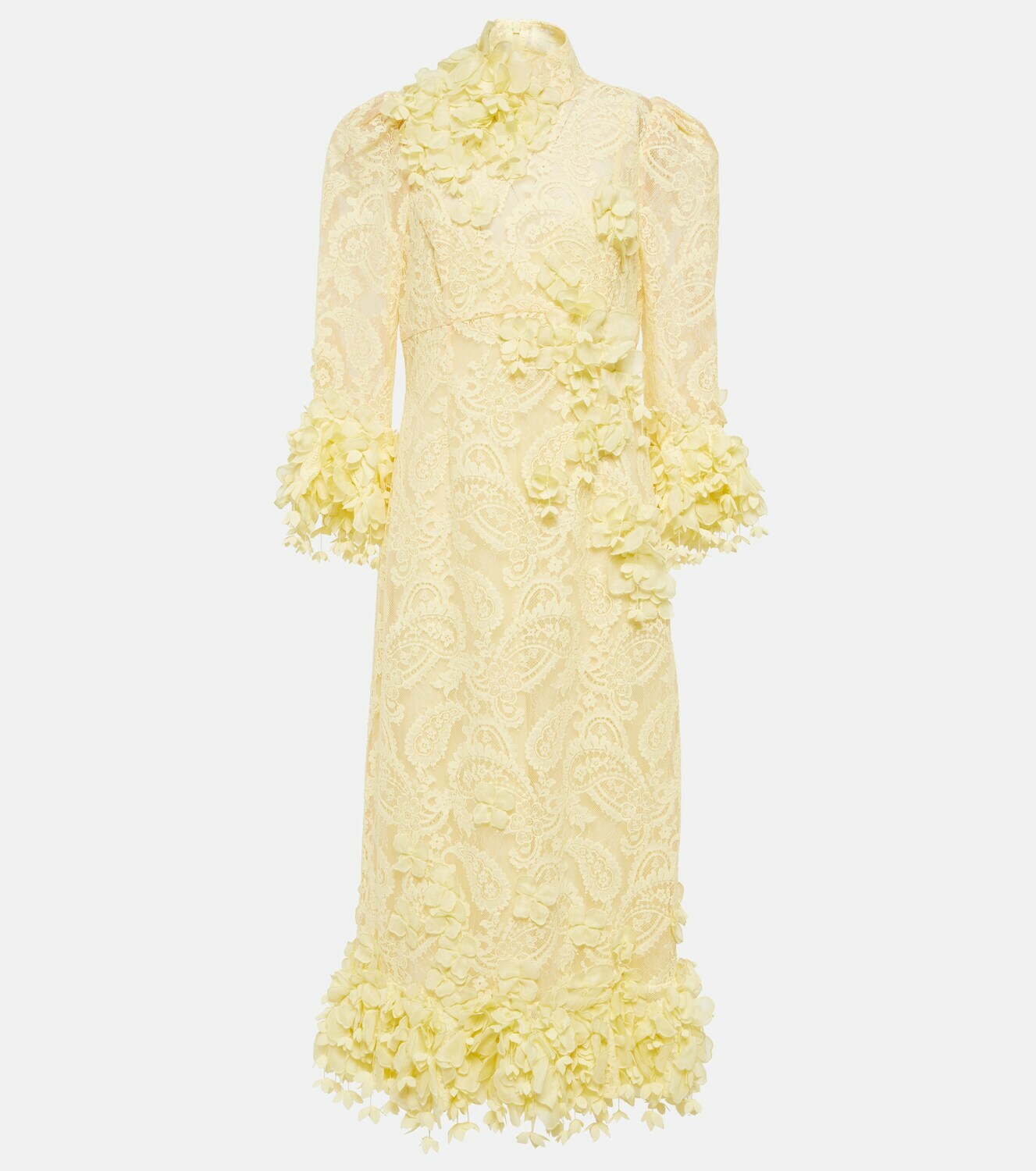Zimmermann - High Tide appliqué lace midi dress Zimmermann