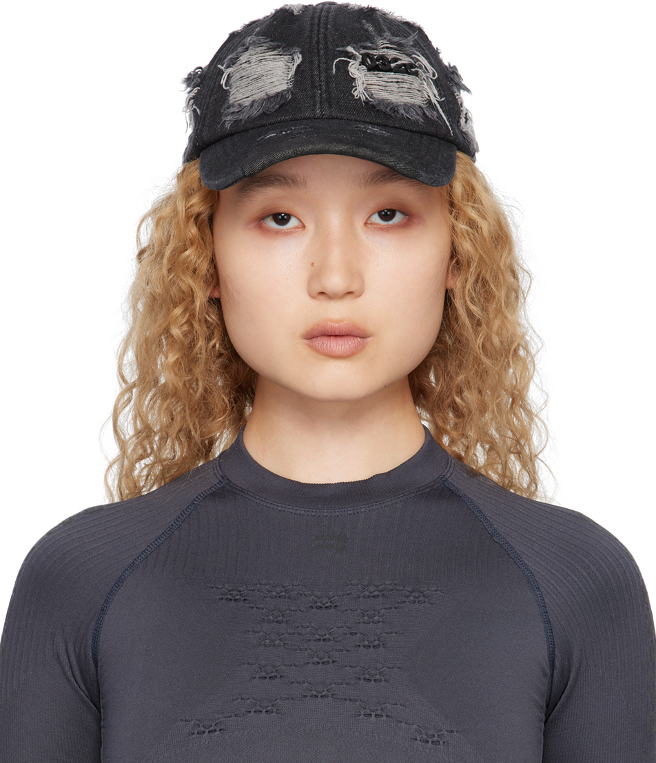 032c Black Hashed Cap 032c