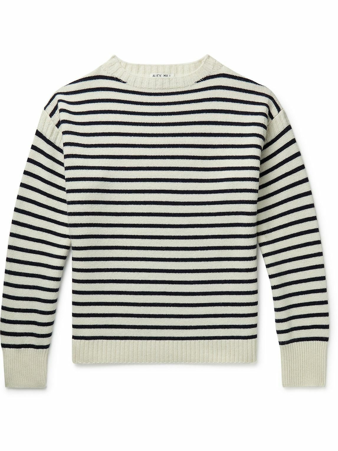 Alex Mill - Harbor Striped Merino Wool Sweater - Blue Alex Mill