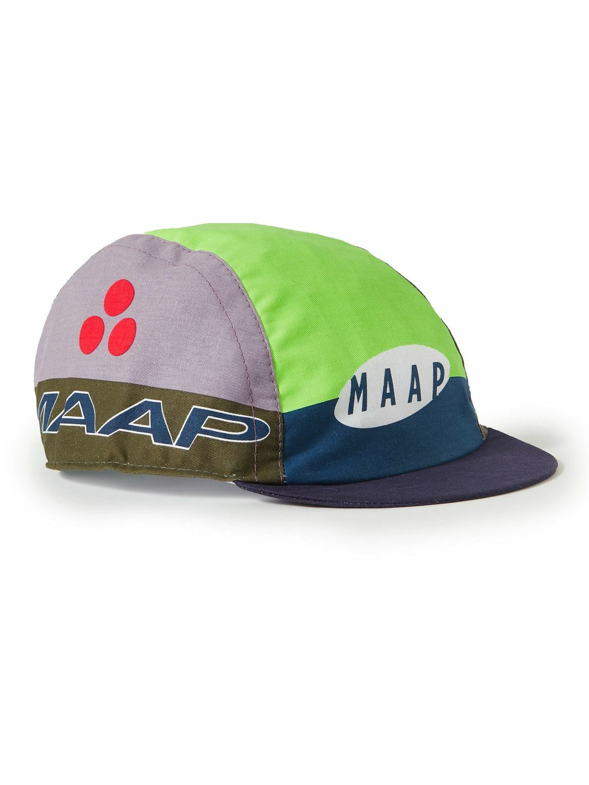 MAAP - League Logo-Print Colour-Block Twill Cycling Cap MAAP
