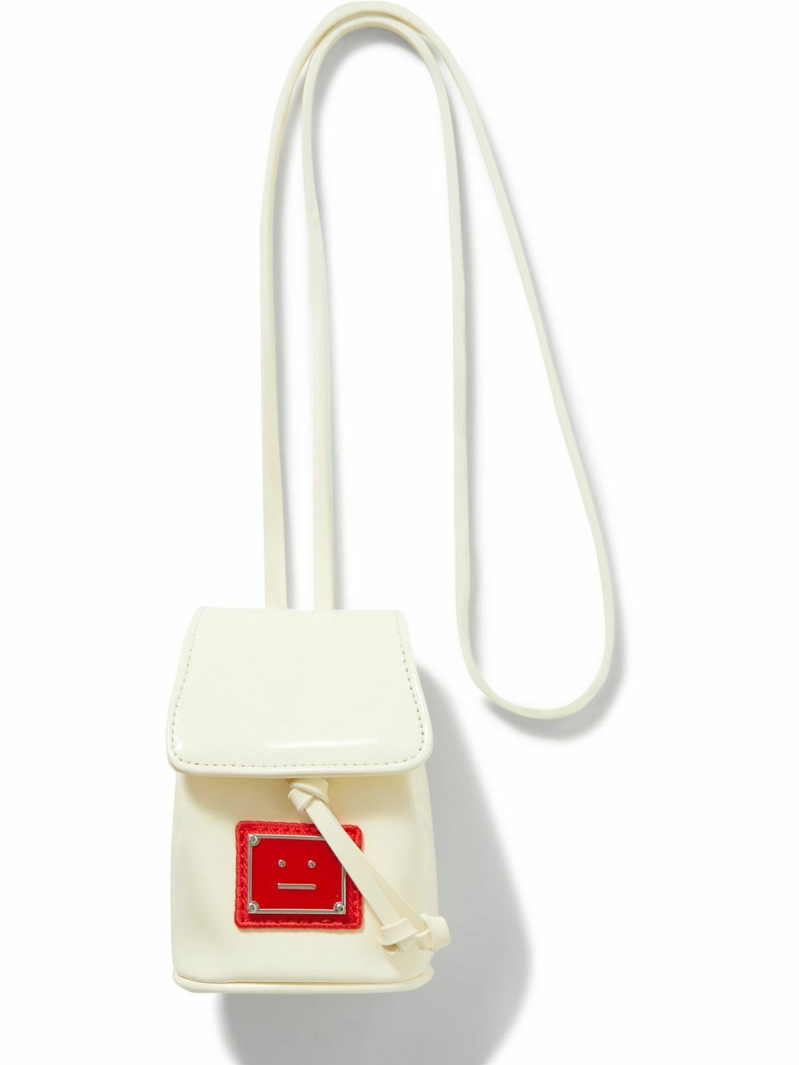 Acne Studios - Asma Logo-Appliquéd Patent-Leather Pouch Acne Studios