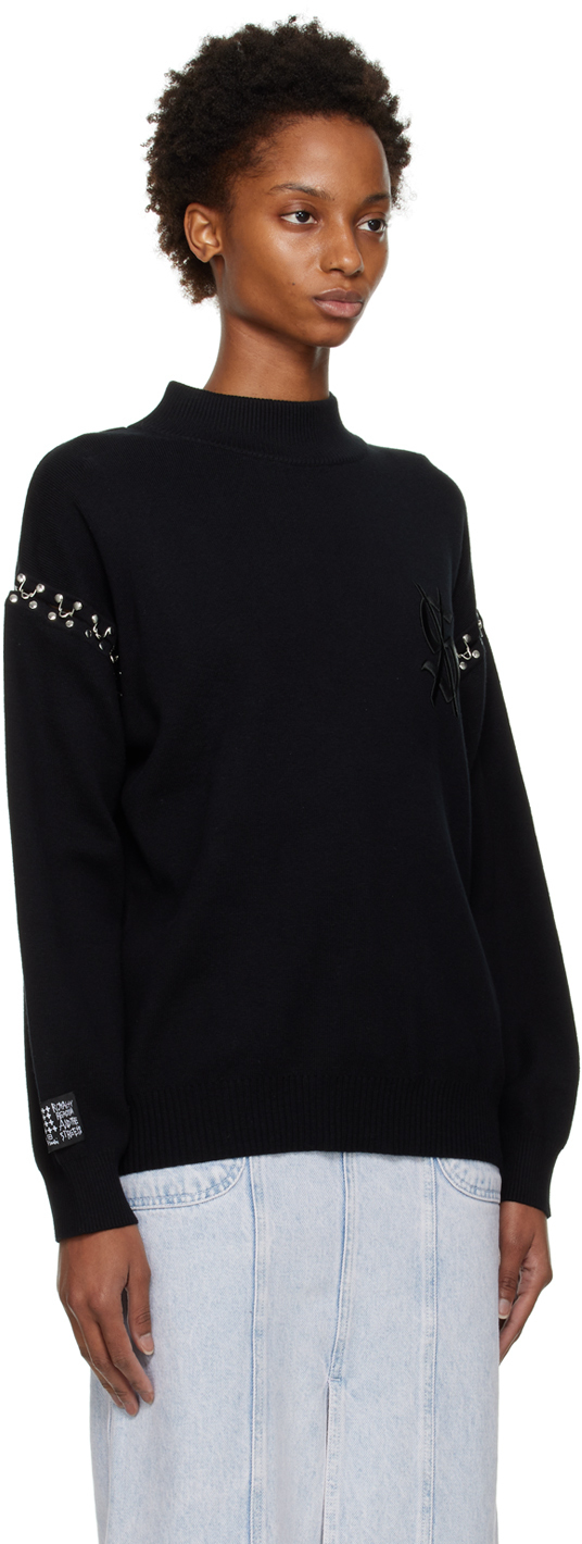 Ksubi Black Undone Sweater Ksubi