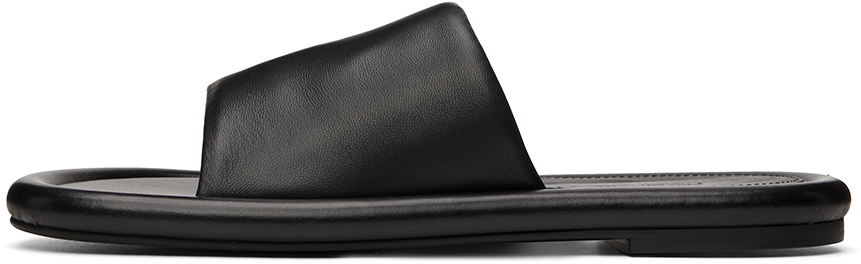 JW Anderson Black Bumper Tube Slides JW Anderson