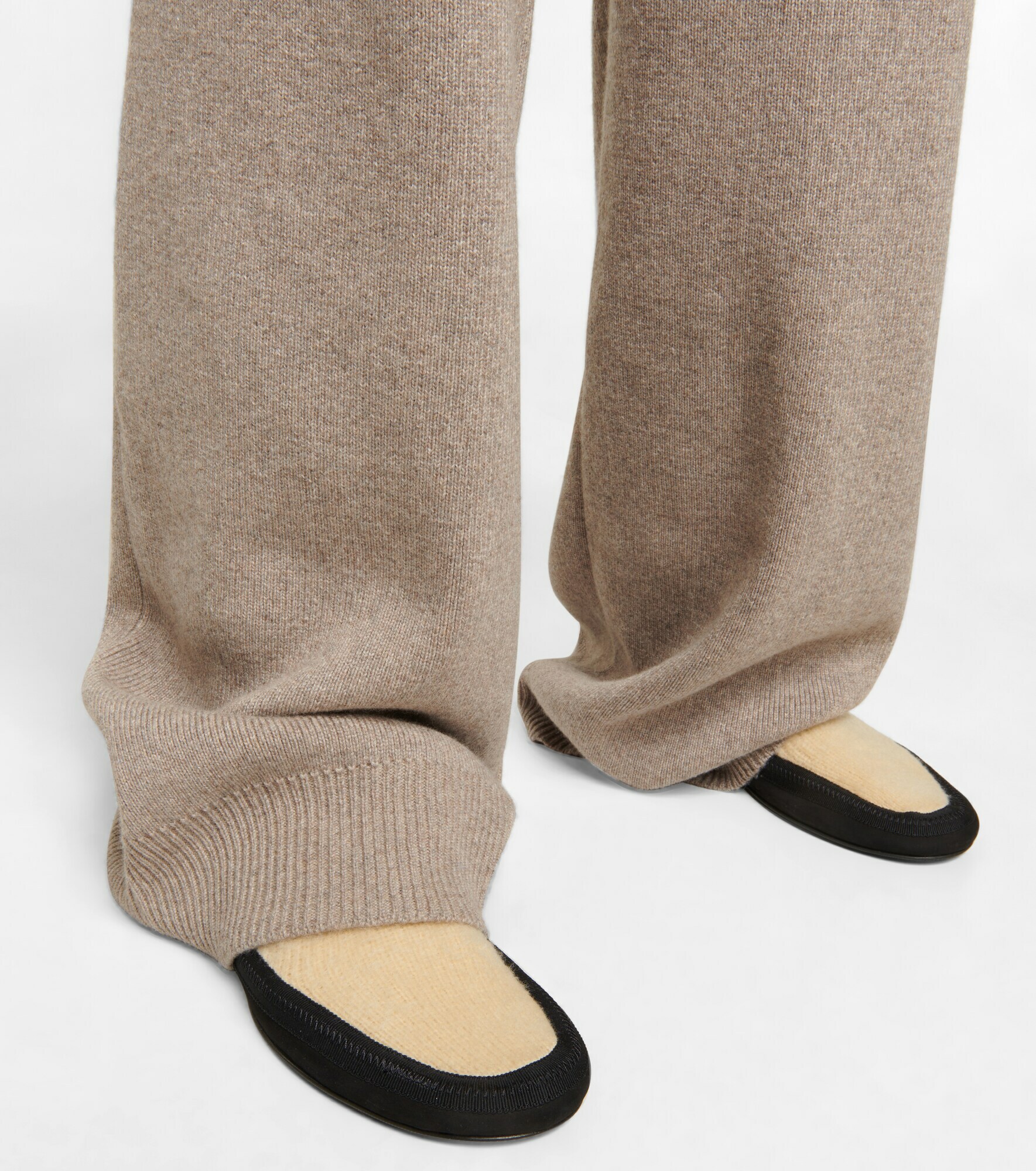 The Row - Fairy cashmere knit flats The Row