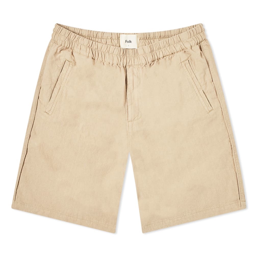 Folk Cotton Linen Short Folk
