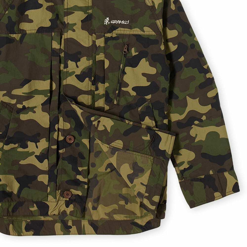 Gramicci Men's Shell Field Parka Jacket in Camo Gramicci
