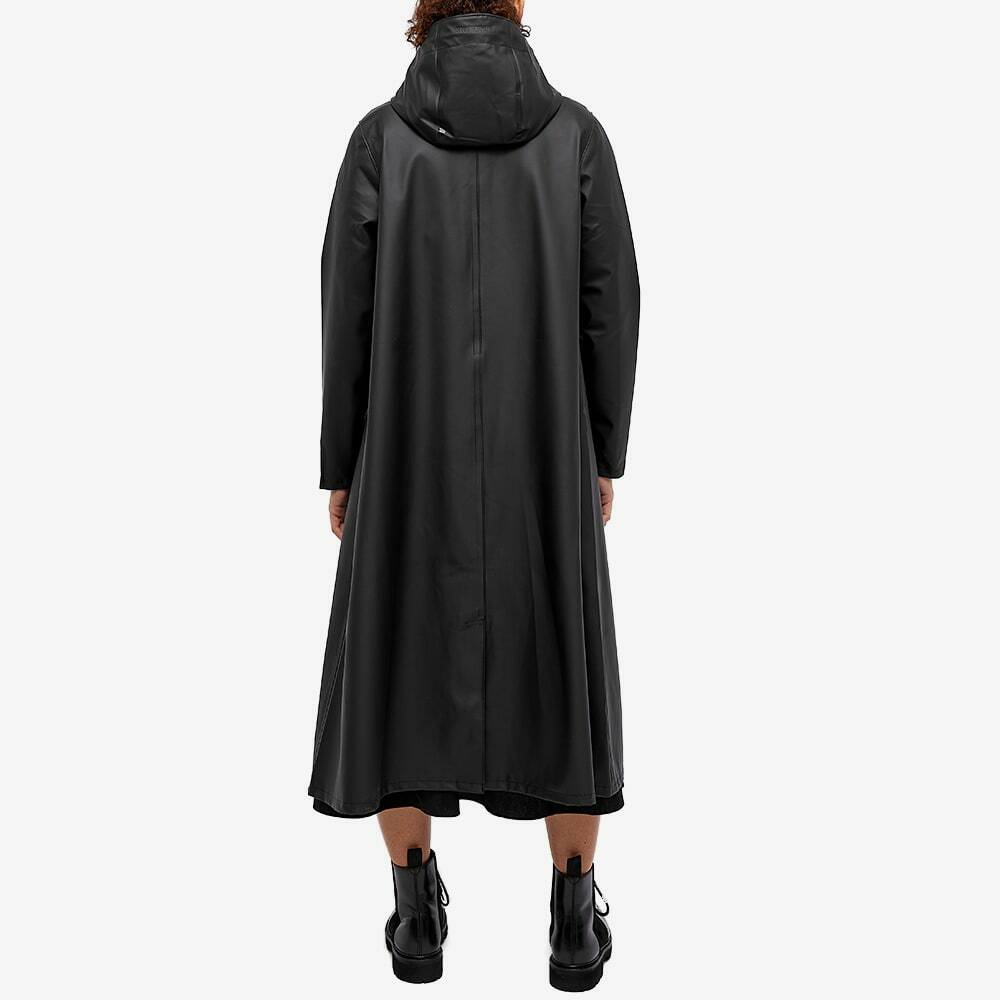Stutterheim Women's Moseback Long Rain Coat in Black Stutterheim