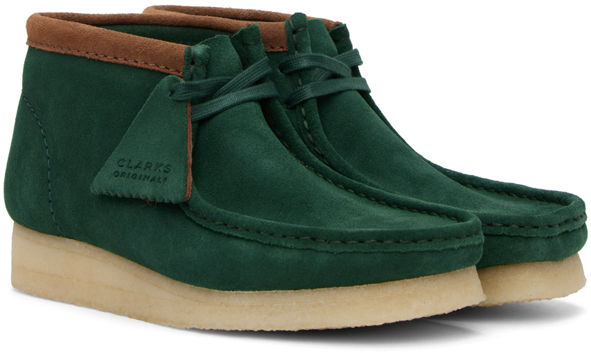Clarks Originals Green Wallabee Desert Boots Clarks Originals