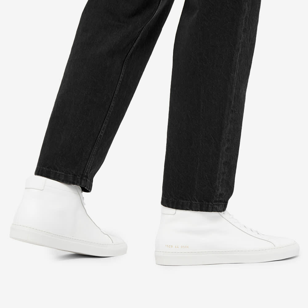 Common Projects Men's Original Achilles Mid Sneakers in White Common ...