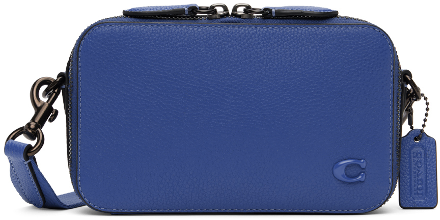 Coach 1941 Blue Charter Slim Messenger Bag Coach 1941