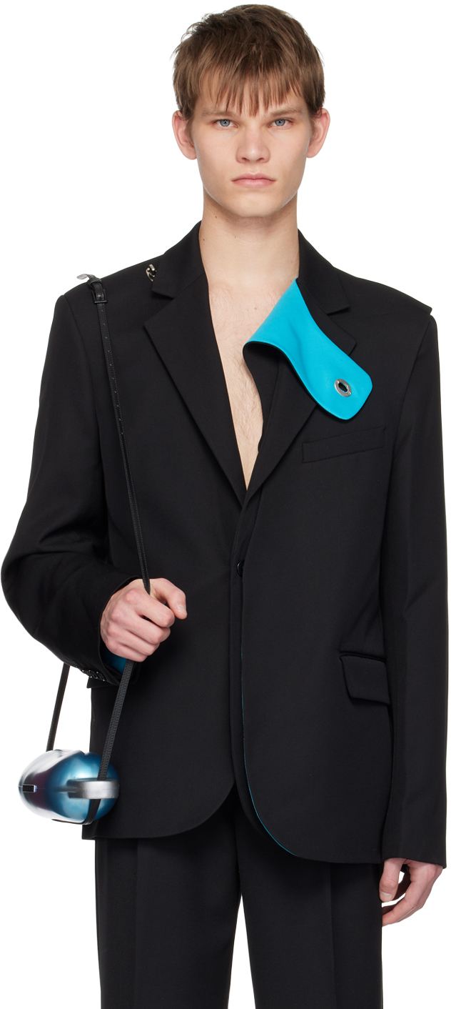 Botter Black Paneled Blazer Botter