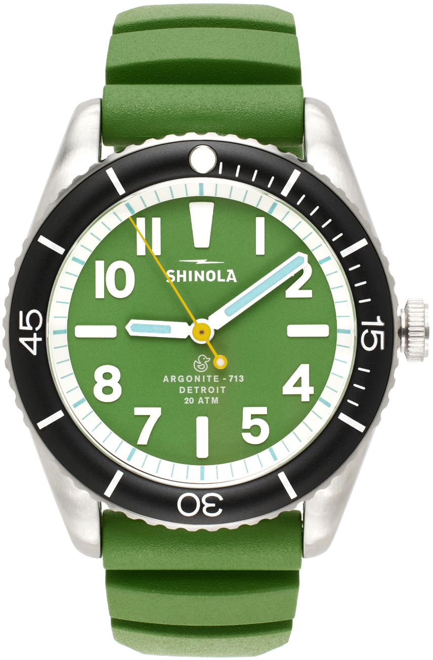 Shinola Green 'The Duck' Watch Shinola