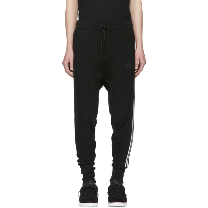 Y-3 Black Knit Track Pants Y-3