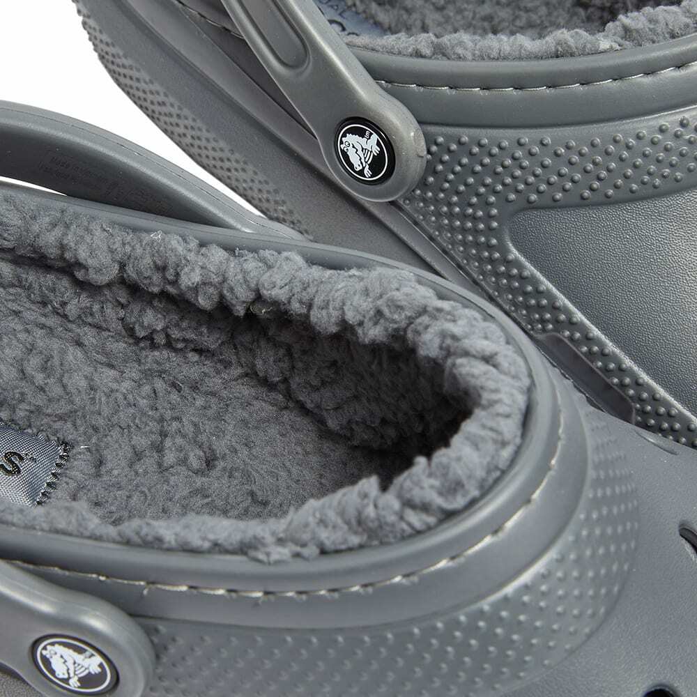 Crocs Classic Lined Clog in Slate Grey/Smoke Crocs