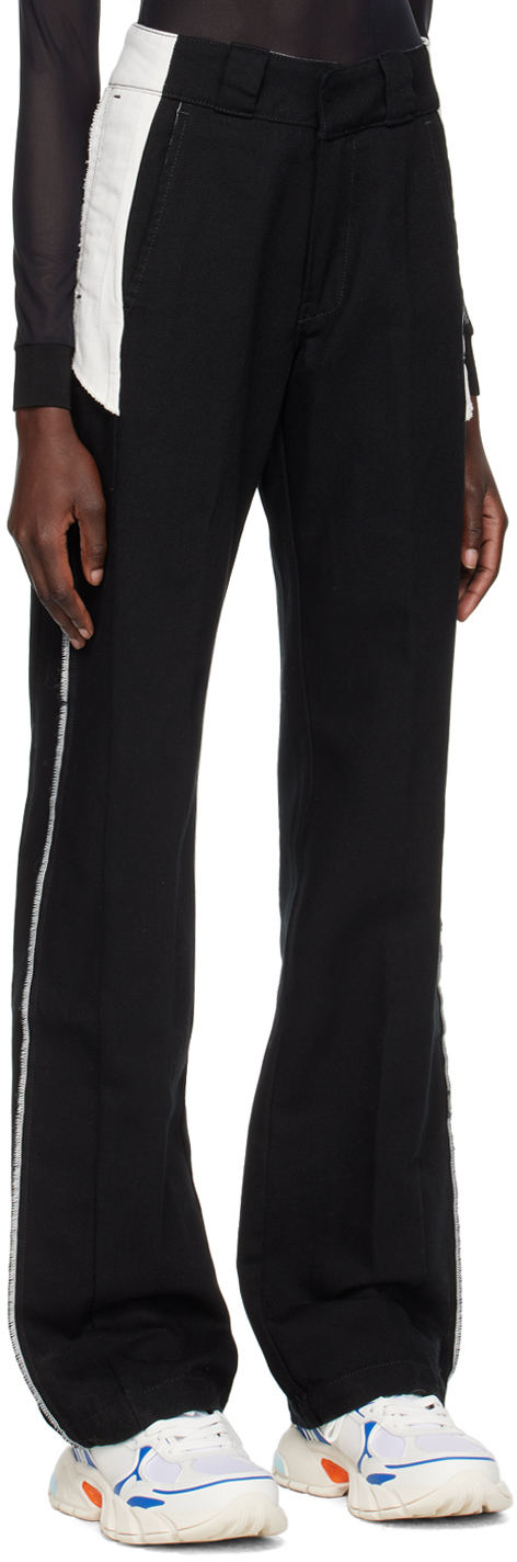 Heron Preston Black Inside Out Trousers Heron Preston