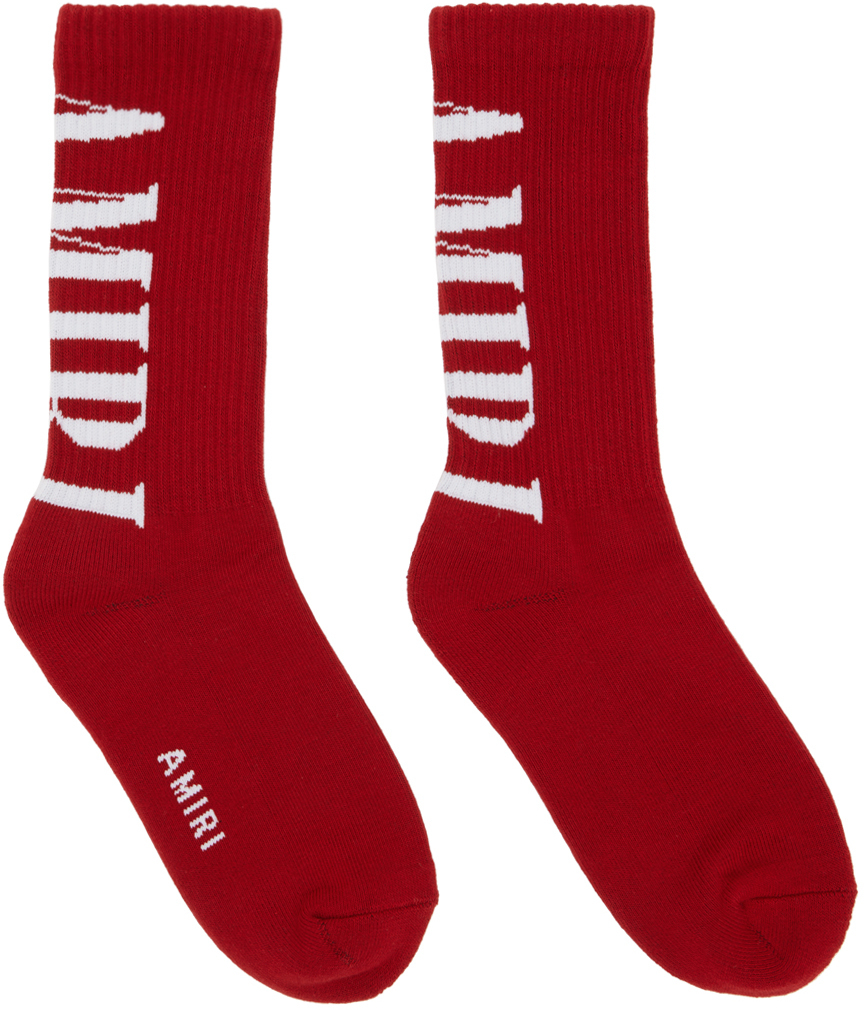 AMIRI Red Core Logo Socks Amiri