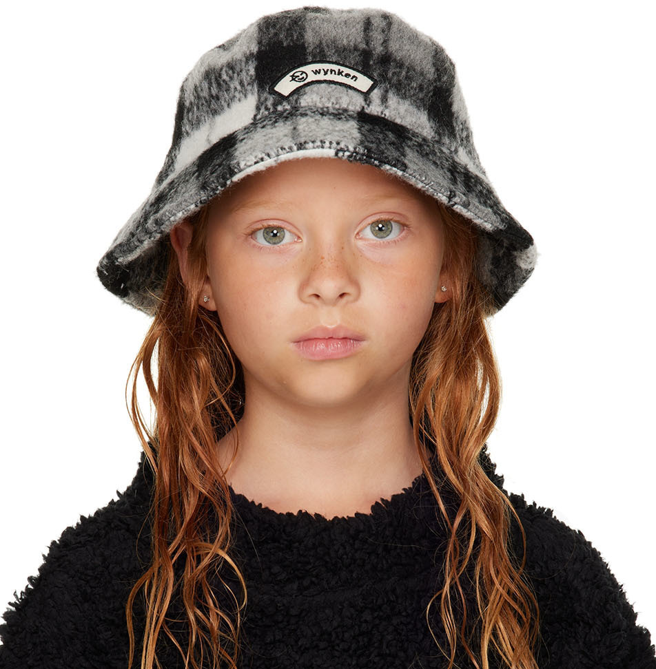Wynken Kids Gray Moonrise Bucket Hat Wynken