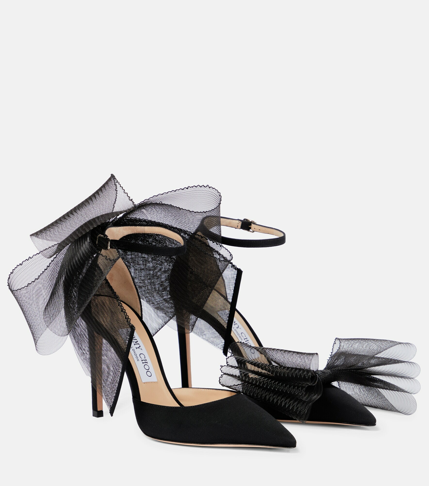 Jimmy Choo Averly 100 Bow Trimmed Pumps Jimmy Choo