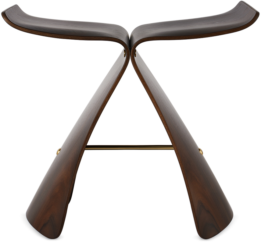 Vitra Brown Butterfly Stool Vitra