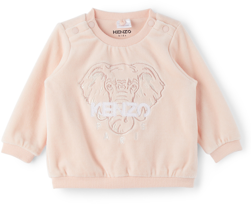 Kenzo Baby Pink Elephant Tracksuit Set Kenzo