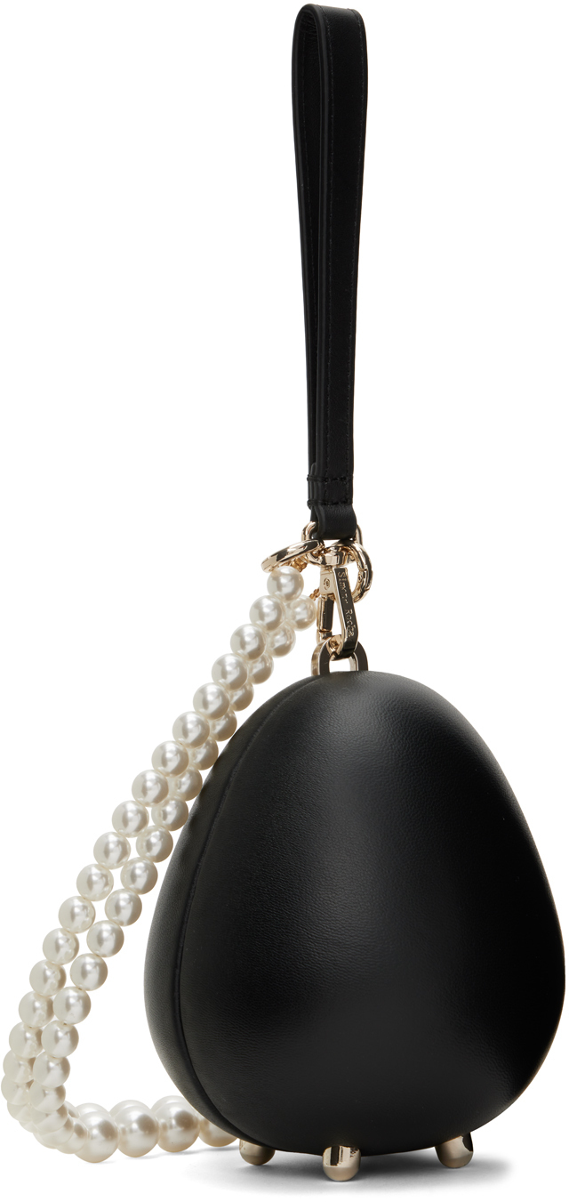 Simone Rocha Black Micro Pearl Egg Bag Simone Rocha