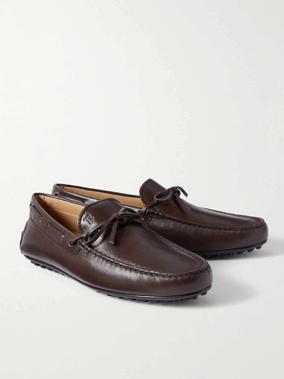 Tod's - Gommino Leather Driving Shoes - Brown Tod's