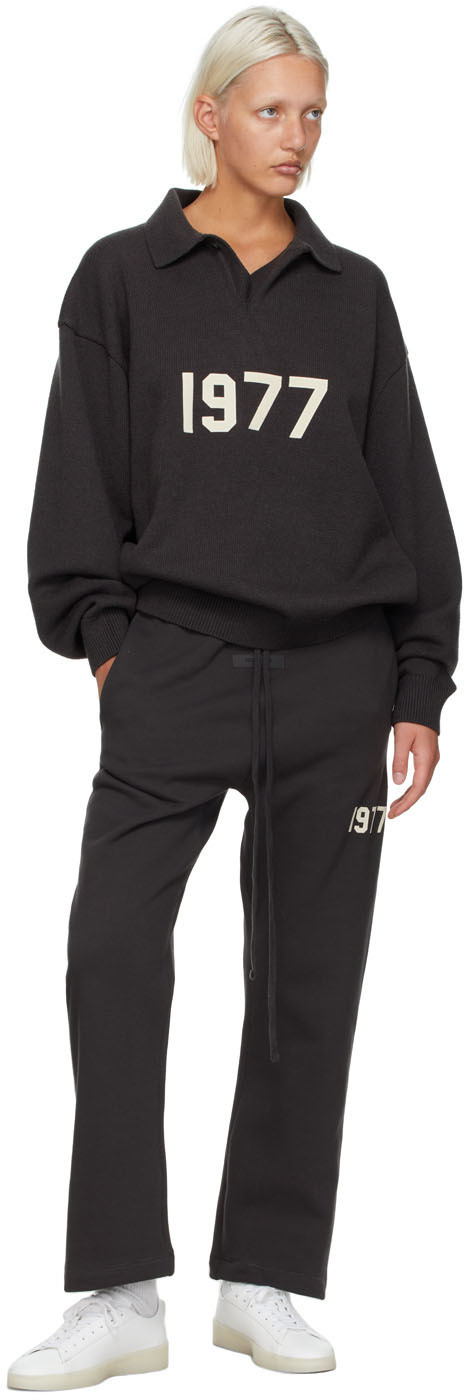 Essentials Black Relaxed '1977' Lounge Pants Essentials