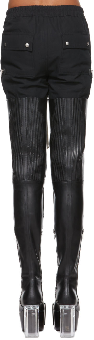 Rick Owens Black Thigh High Waders Rick Owens