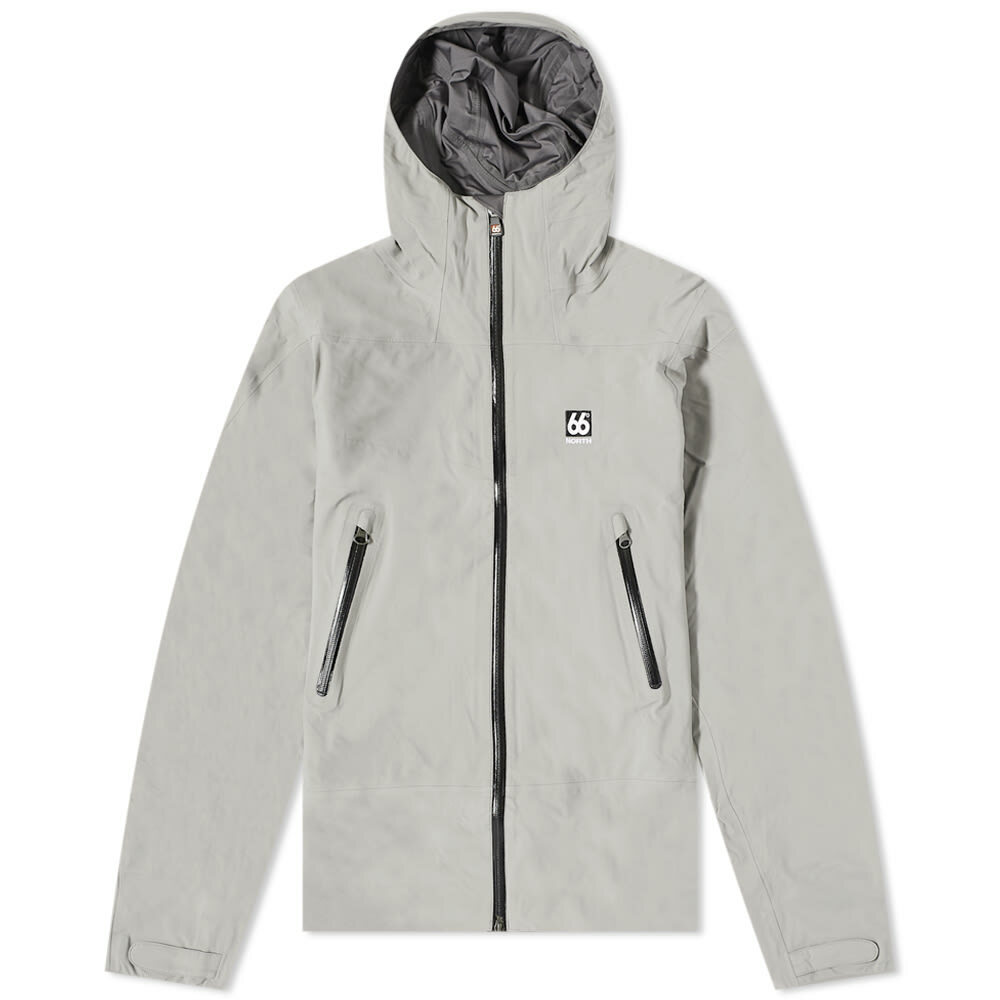 66° North Men's Snaefell Neoshell Jacket in Solid Grey 66° North