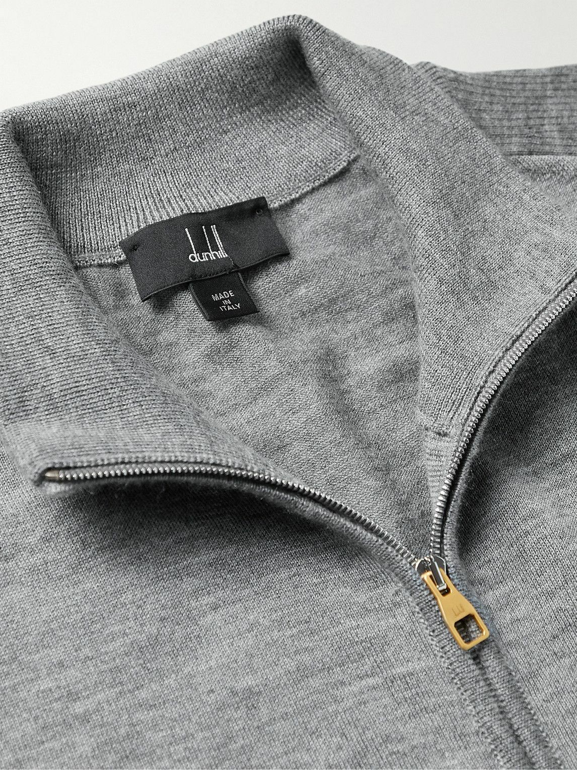 Dunhill - Cashmere Zip-Up Cardigan - Gray Dunhill