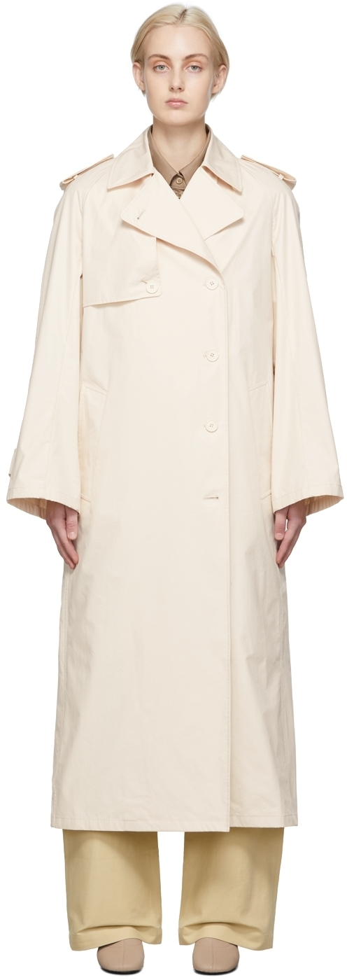 Arch The Off-White Cotton Trench Coat Arch The