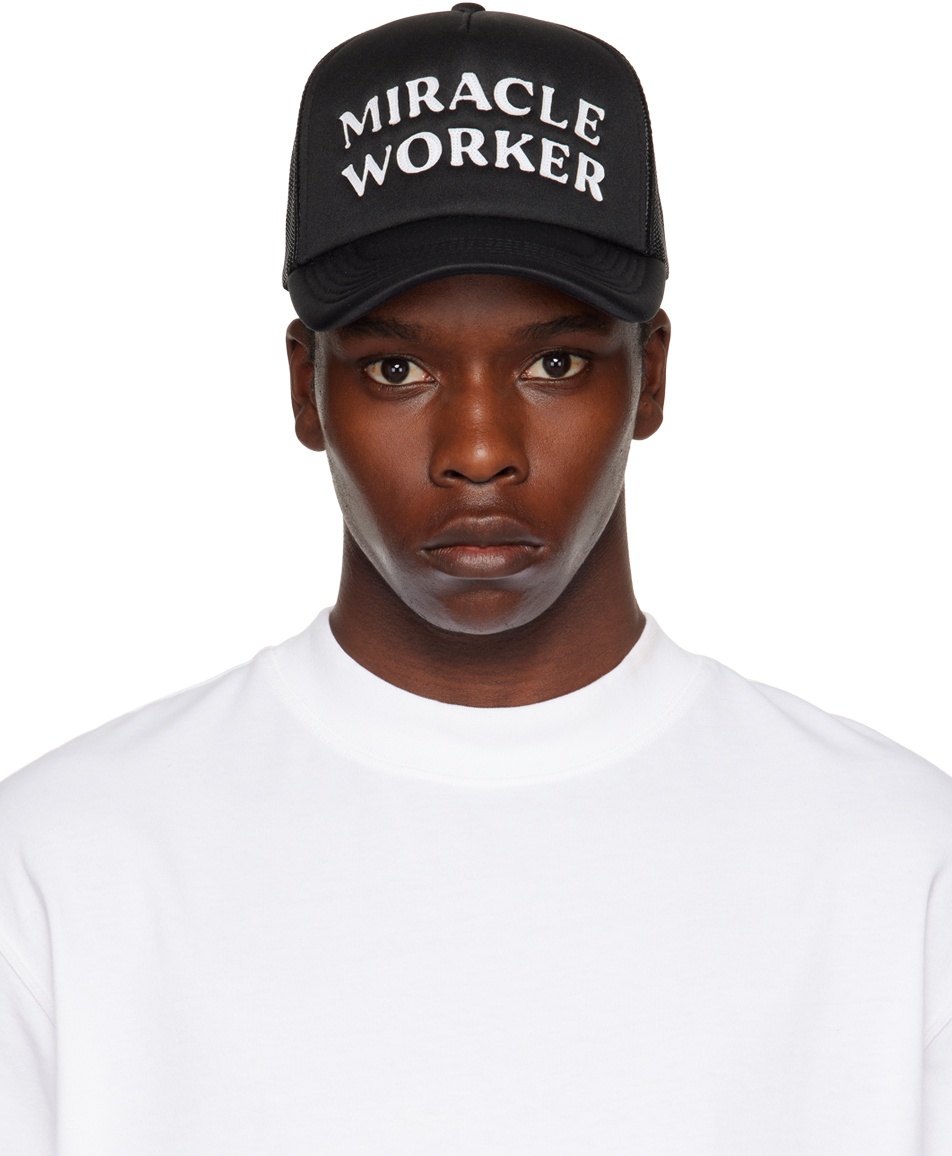 Nahmias Black 'Miracle Worker' Cap Nahmias