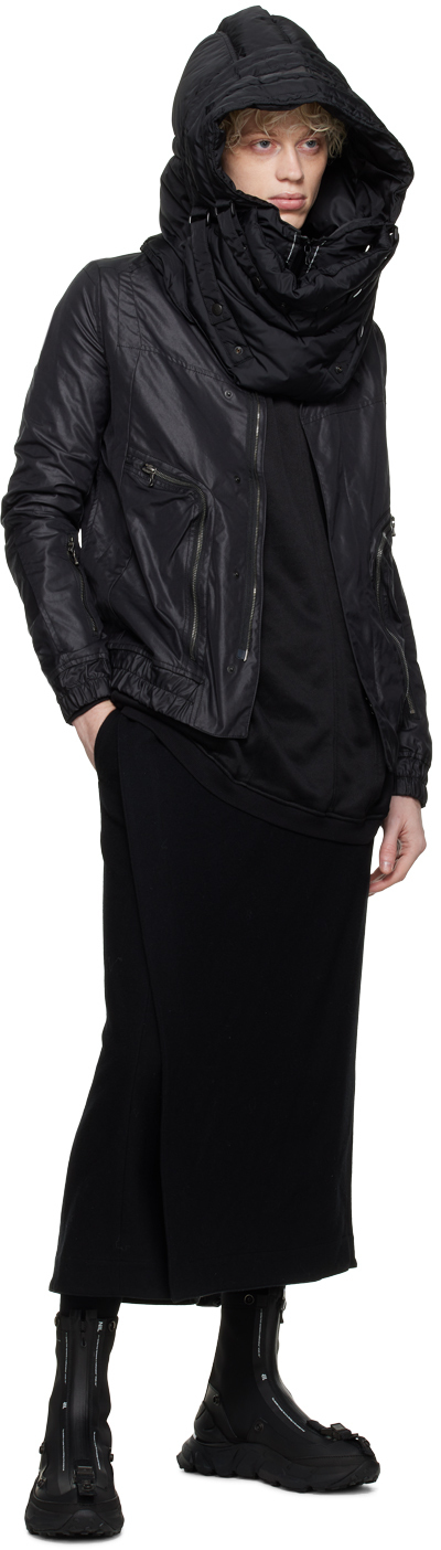 Julius Black Zip Tight Jacket Julius